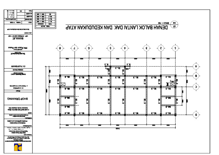 Denah BAlok Lantai 3 | PDF