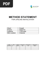 Method Statement - Roof Installation 06.01.22 | PDF | Roof | Building ...