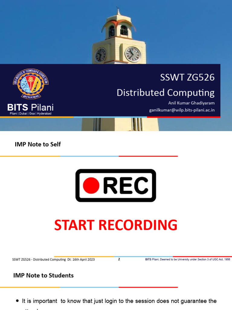 DC 1 | PDF | Distributed Computing | Parallel Computing