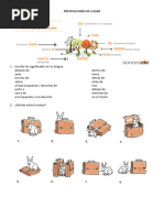 Animales en español con F y V | PDF