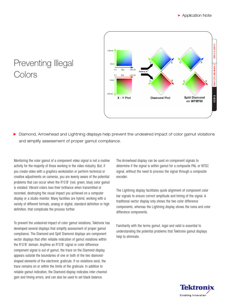 Prevent Illegal Colors | Download Free PDF | Rgb Color Model | Video