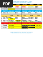 Master Timetable 2024 | PDF