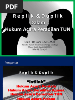 Replik Duplik | PDF