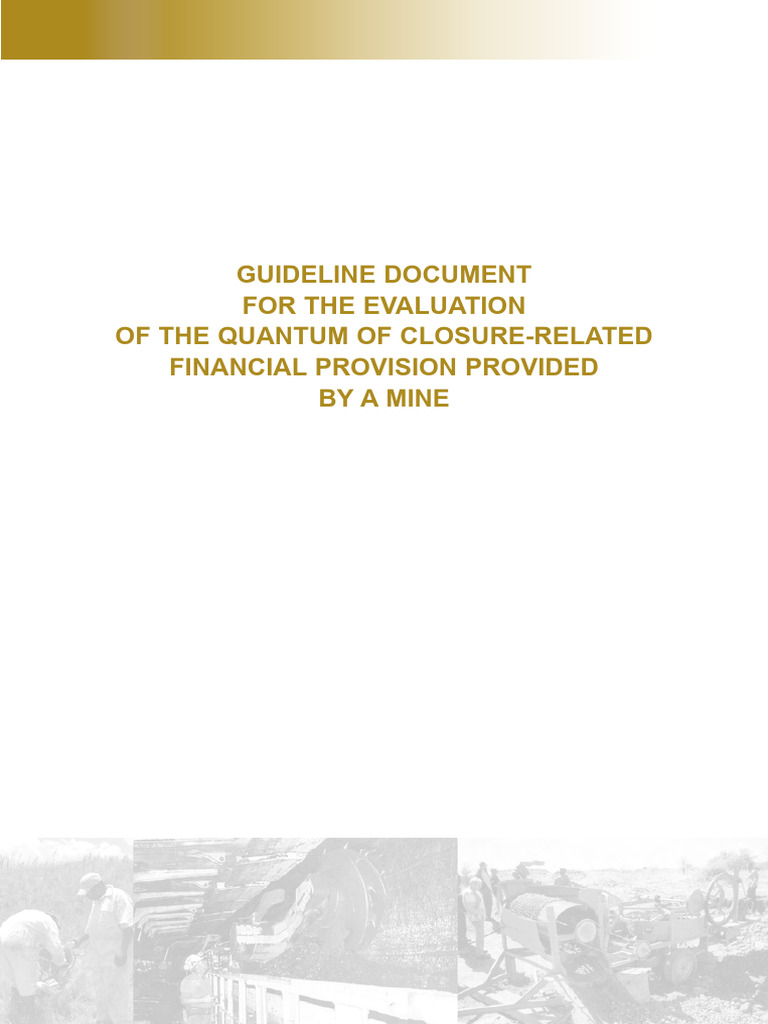 Guideline Document For The Evaluation of The Quantum of Closure | PDF ...