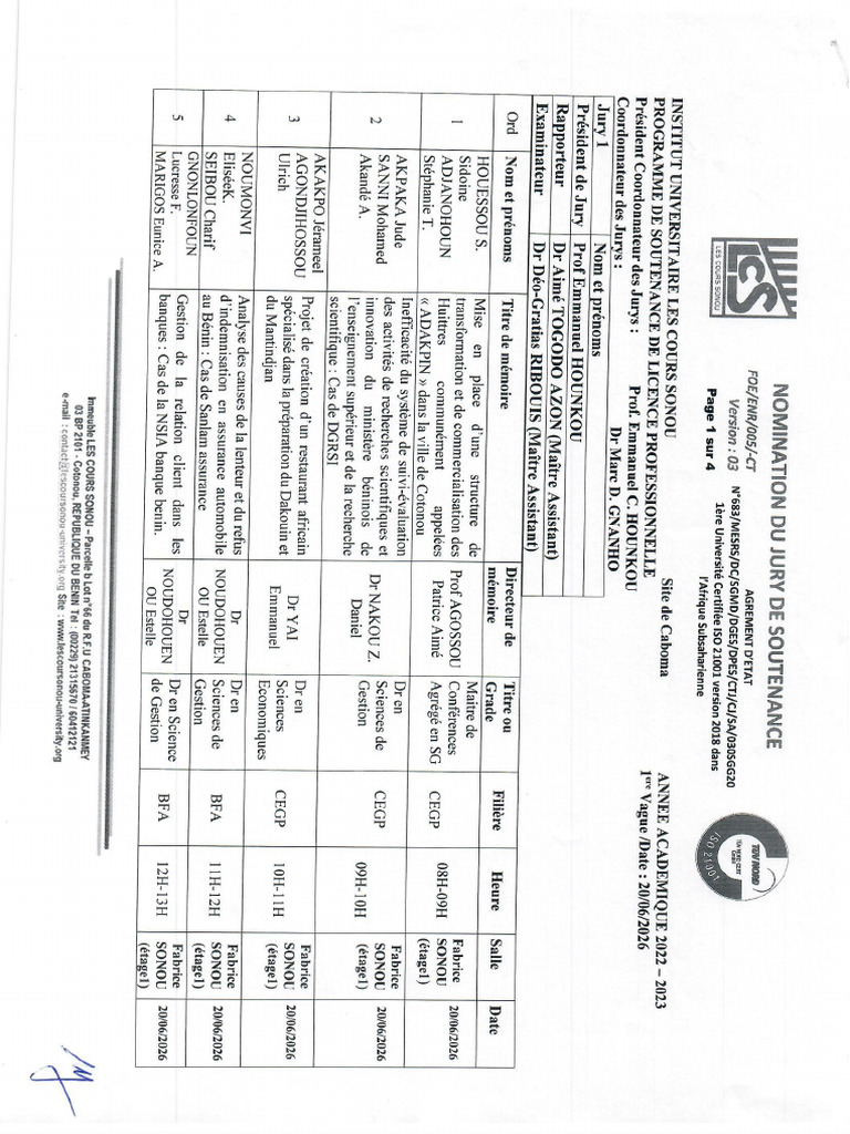 Soutenance Caboma | PDF