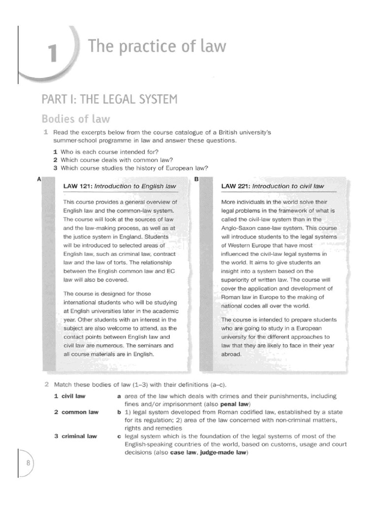 Overview of English and Civil Law | PDF | Lawsuit | Common Law