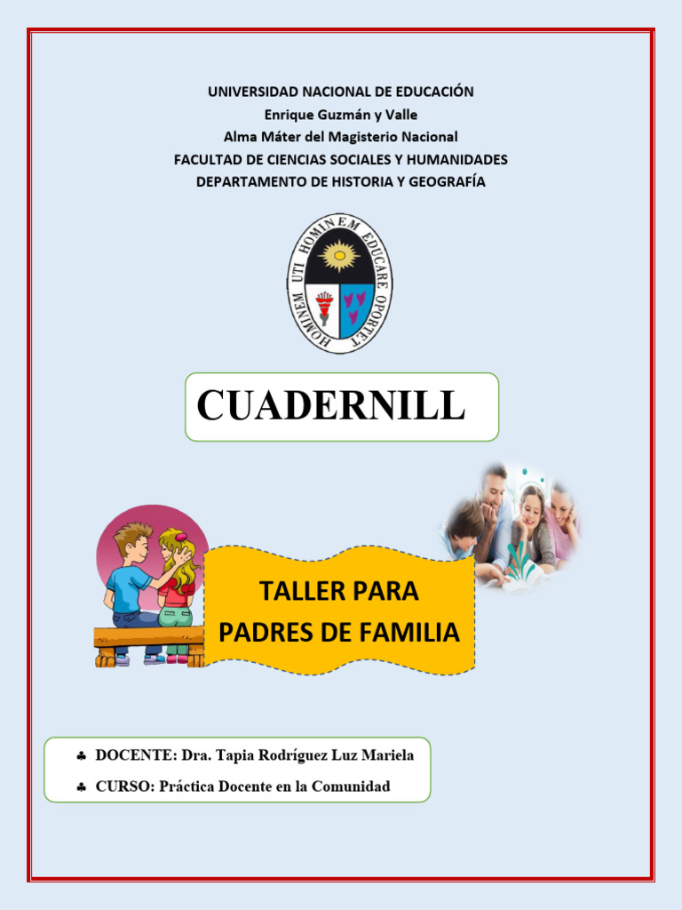 Cuadernillo Taller para Padres de Familia - Final | PDF | Adolescencia