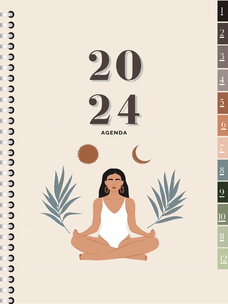 Agenda 2024 Editable - 20230921 - 121348 - 0000 | PDF | Cantidades ...