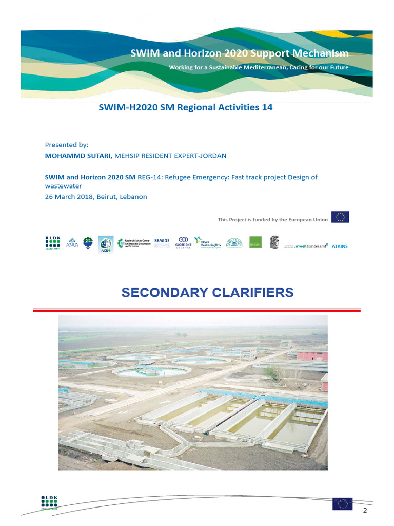 Secondary Clarifier Design Guidelines | PDF | Water | Water Pollution