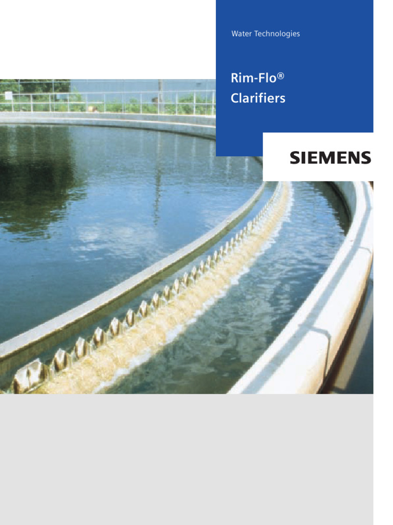 Rim-Flo Clarifiers | PDF | Sewage Treatment | Physical Sciences