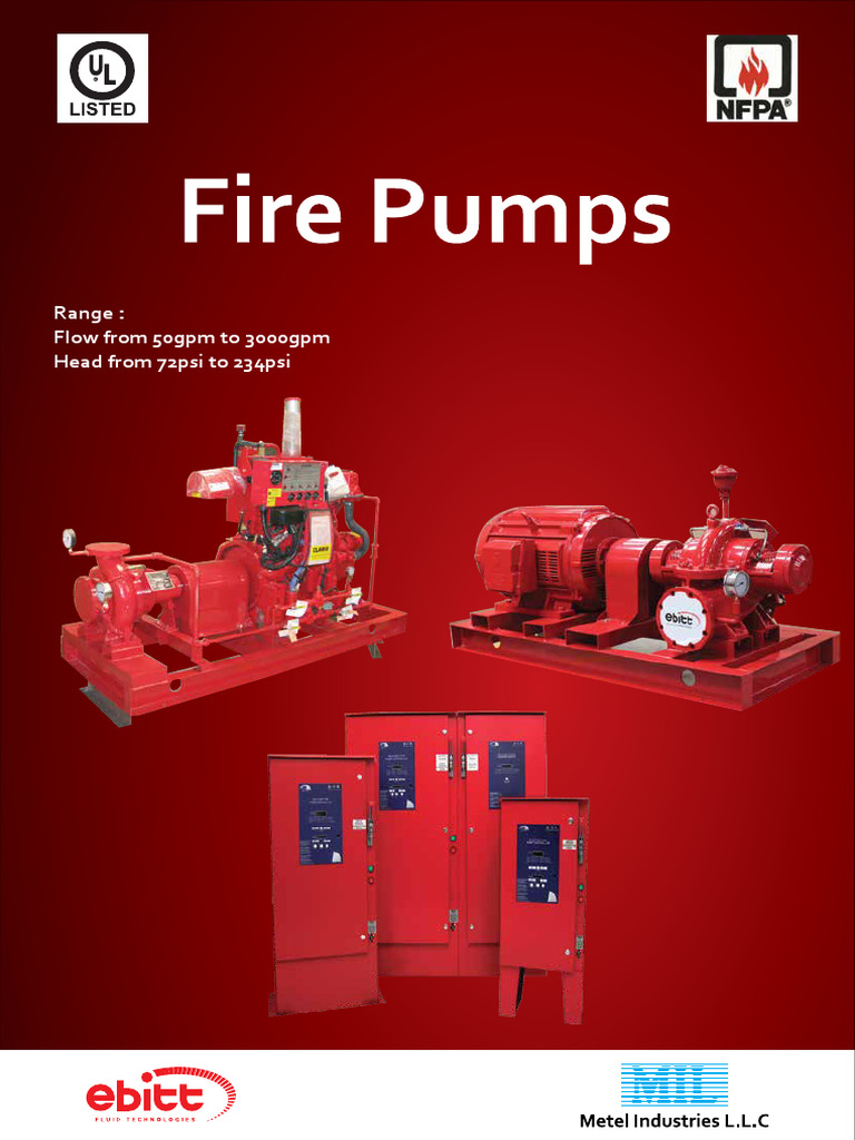 BROCHURE Metel Firepump 2017 | PDF | Pump | Horsepower