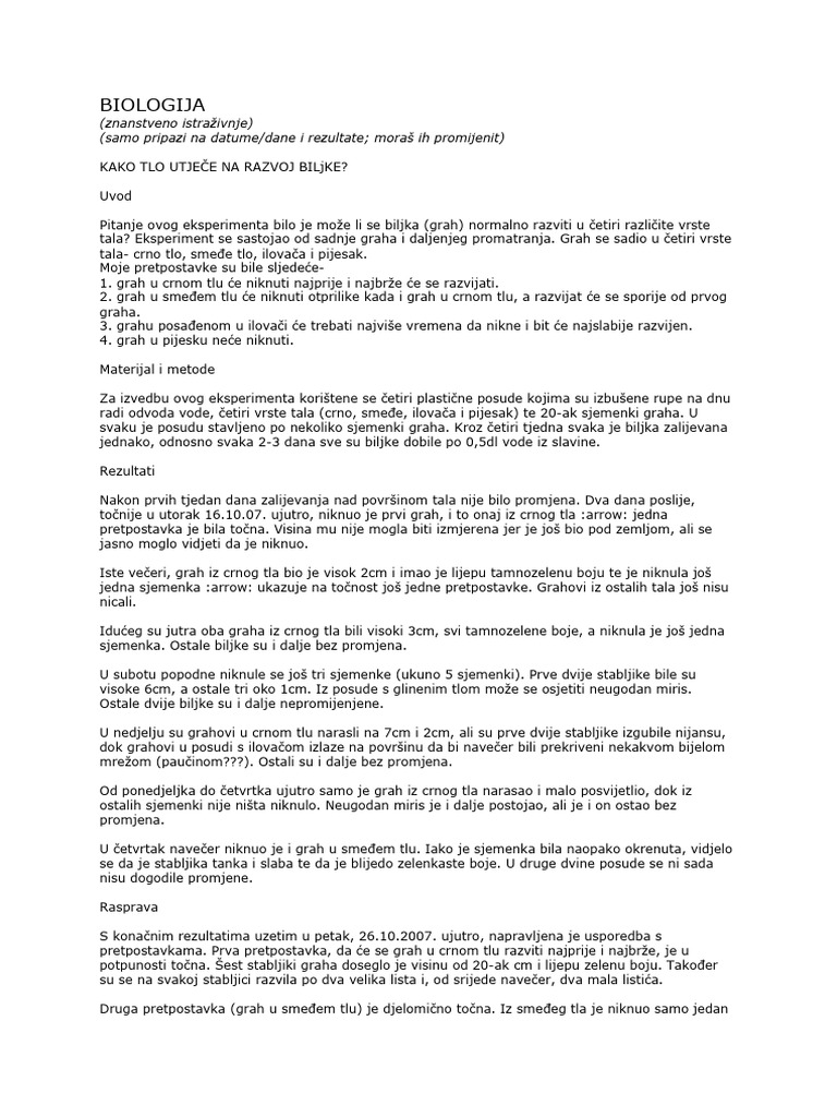 BIOLOGIJA | PDF