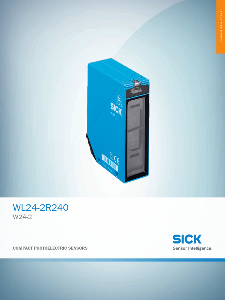 Datasheet WL24-2R240 1017858 en | PDF | Photoelectric Effect ...