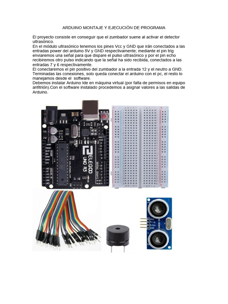 Montaje y Mantenimiento | PDF | Microcontrolador | Arduino