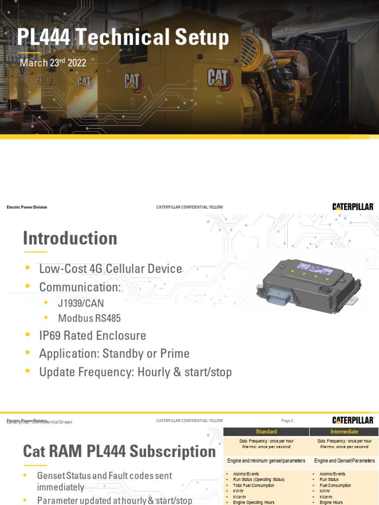 PL444 Technical Set Up | PDF | Computer Engineering | Electrical ...