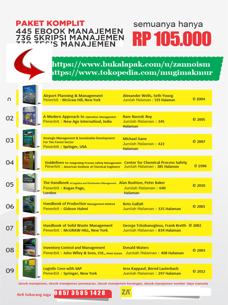 Ebook Manajemen Operasi Jay Heizer Edisi 11 | PDF | Business | Systems Science