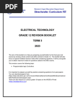 Electrical Technology Power Systems Grade 11 Term 3 2024 Revision Pack ...