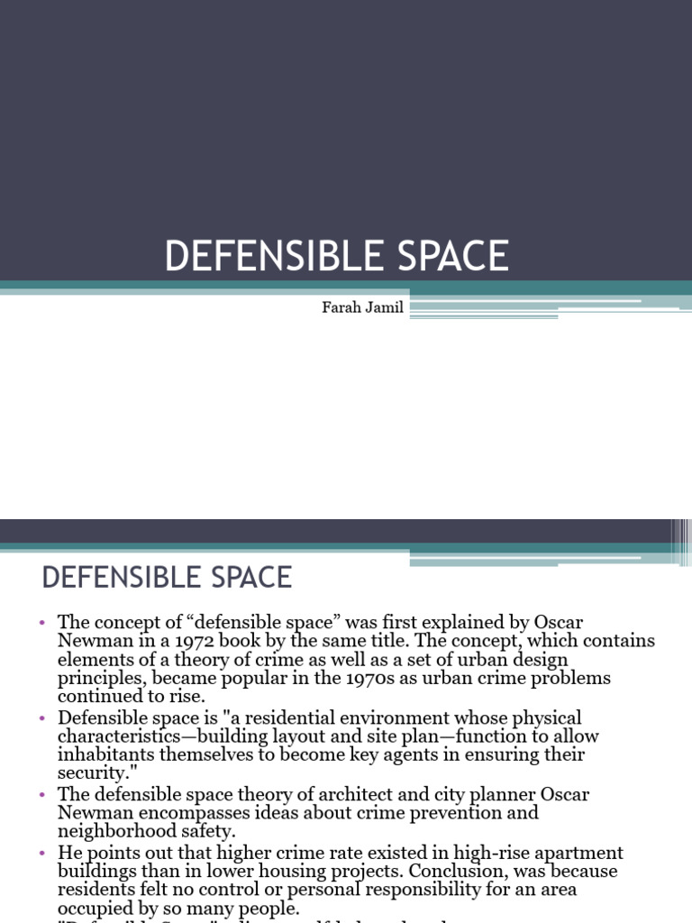Lec-11 Defensible Space | PDF