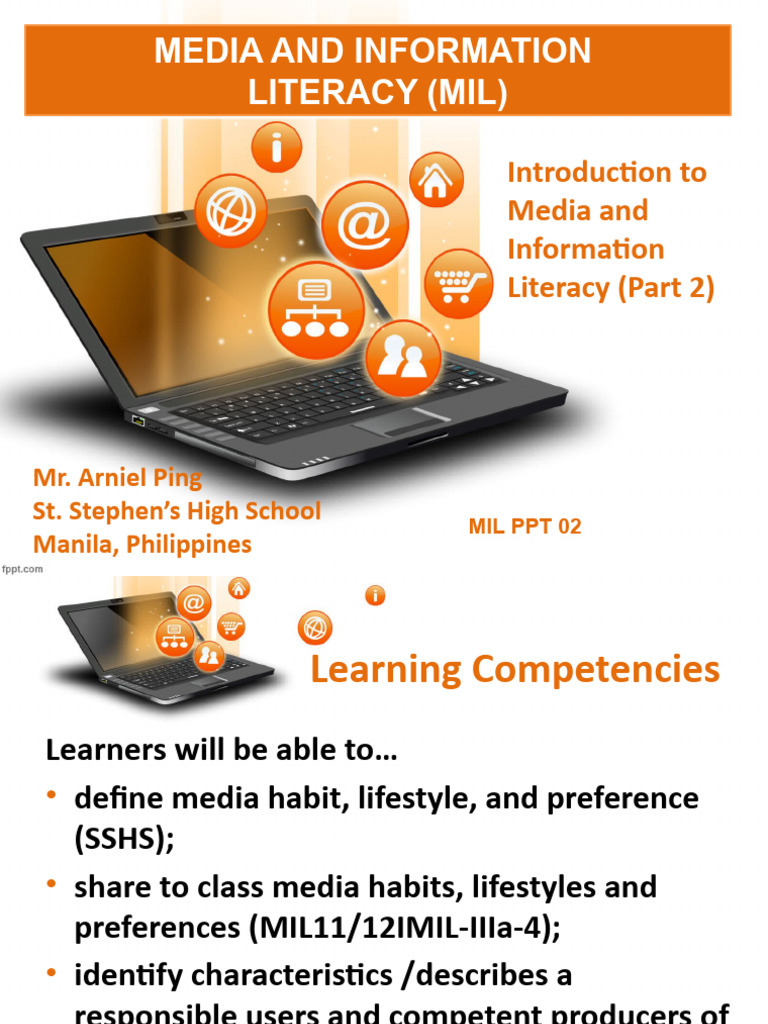 1.MIL 1. Introduction To MIL Part 2 2023 2024 Characteristics of ...