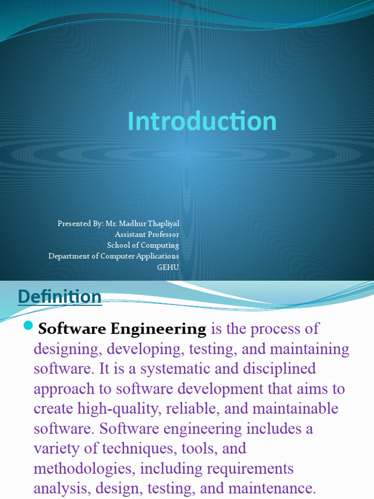 Introduction To Software Engineering | Download Free PDF | Software ...