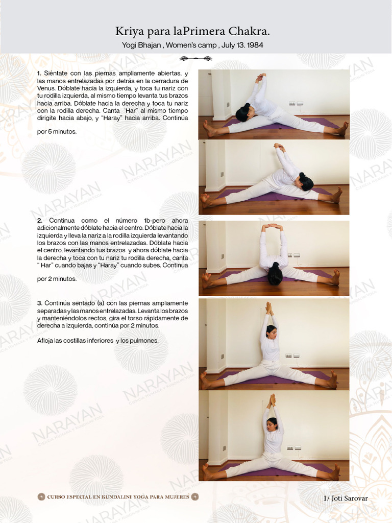 Kriyas de Kundalini para el Primer Chakra | PDF | Salud y bienestar