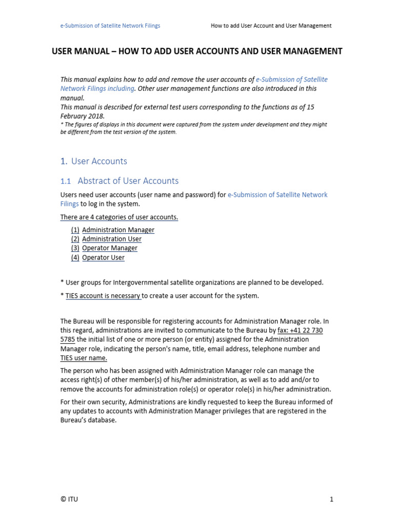 USER MANUALforUserManagementV1 1 | PDF | User (Computing) | Login