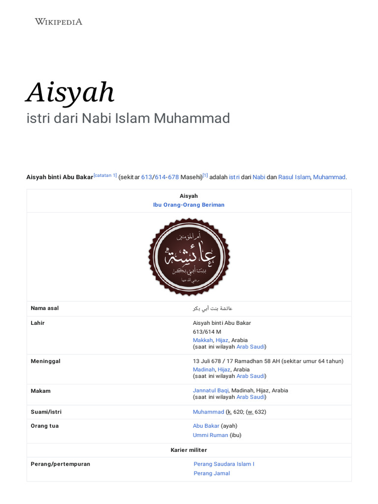 Aisyah | PDF