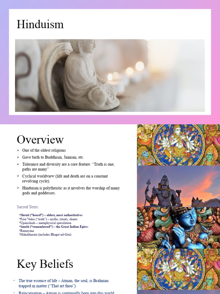 Hinduism Powerpoint | PDF | Brahman | Karma