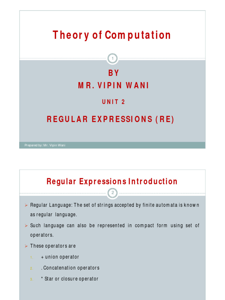 Toc Unit-2 | PDF | Mathematics | Metalogic