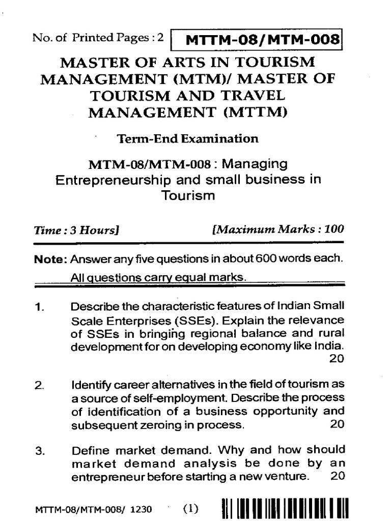 MTM-8 MTTM-008 | PDF | Entrepreneurship | Private Sector
