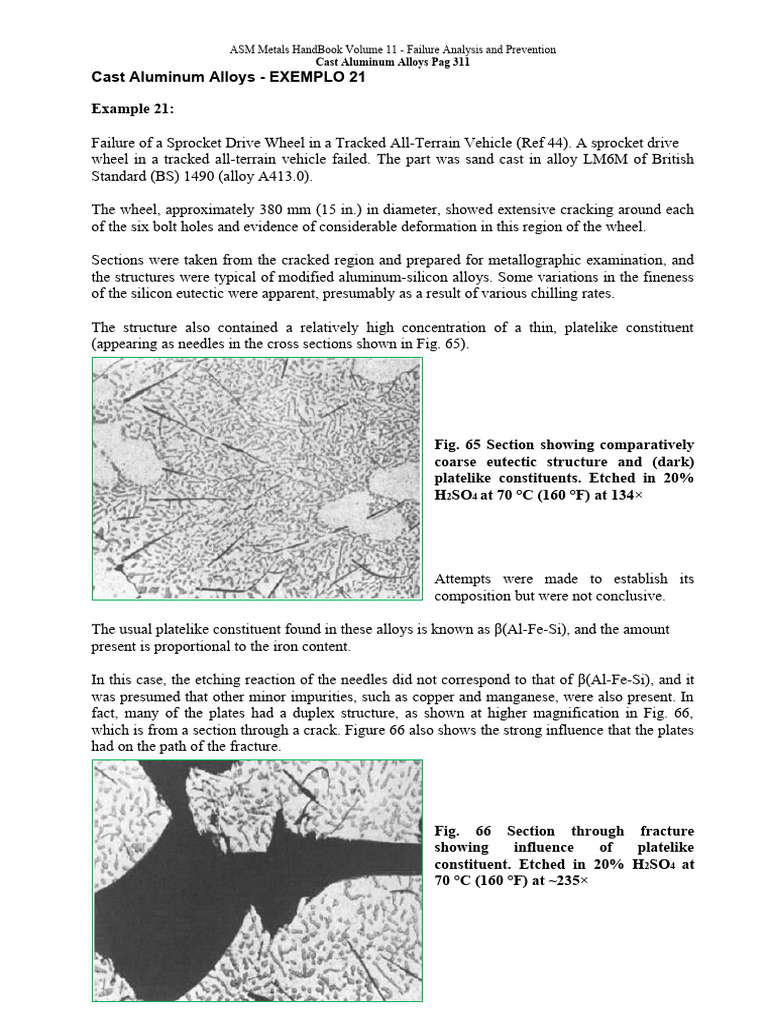 LM6M Alloy Sprocket Failure Analysis | PDF | Fracture | Ductility