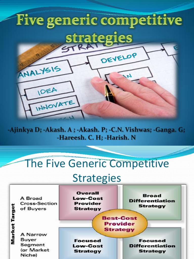The Five Generic Competitive Strategies | PDF | Value Chain | Lexus
