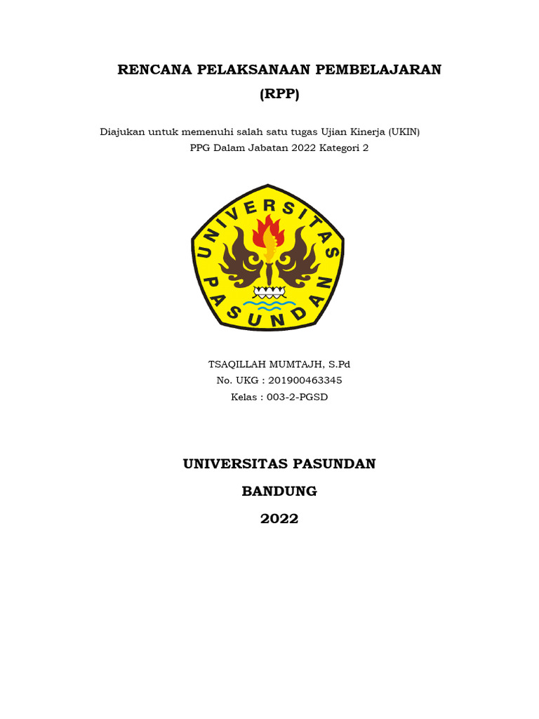 RPP Ukin | PDF