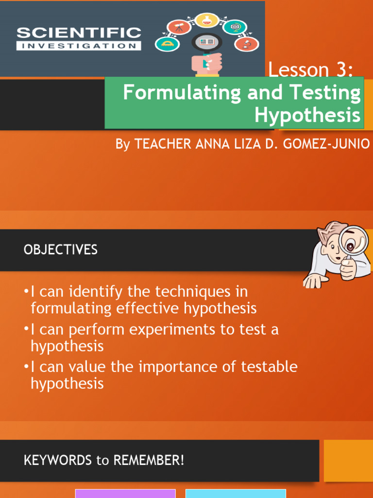 Science, Grade 7, Scientific Investigation Lesson 3 | PDF | Observation ...
