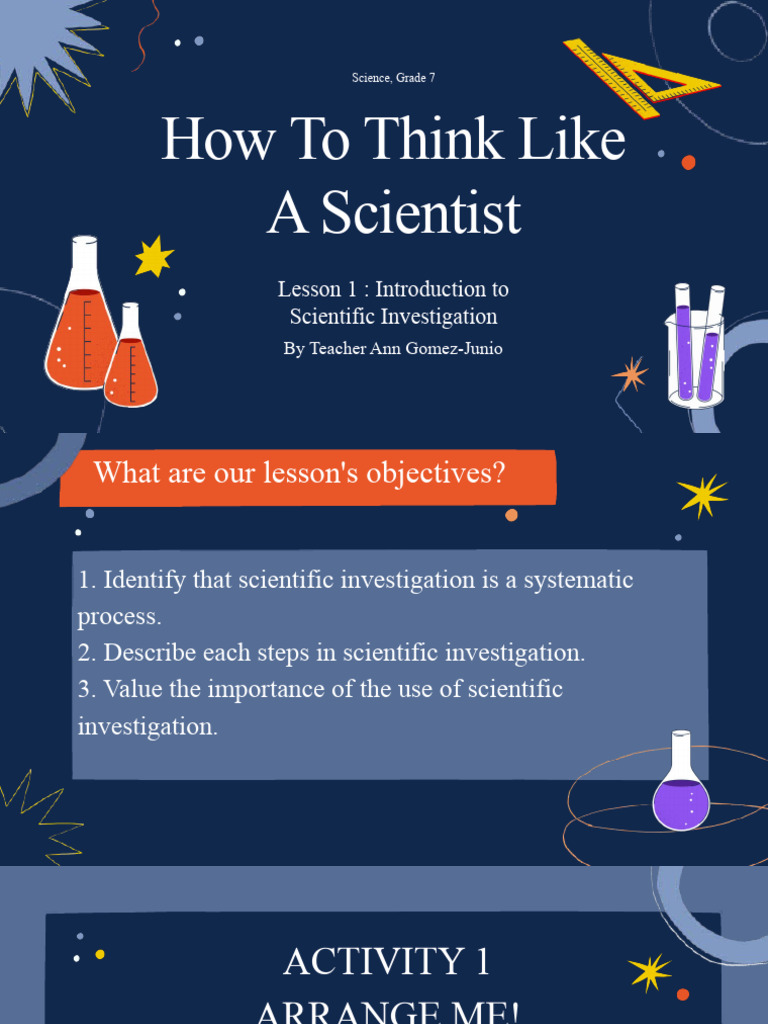 Introduction to Scientific Investigation | PDF | Scientific Method ...