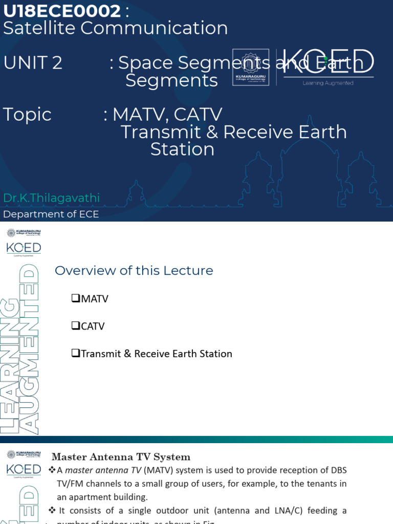 MATV, CATV, TX&RX ES | PDF