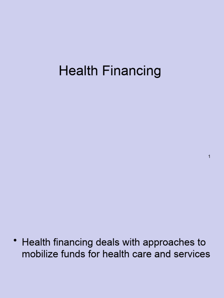 Health Care Financing Sources in Ethiopia | PDF | Aids | Healthcare ...