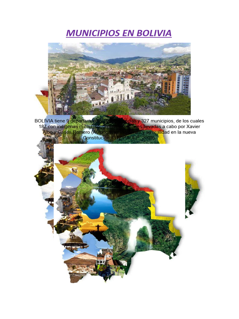 Municipios en Bolivia | PDF | Bolivia | Alcalde
