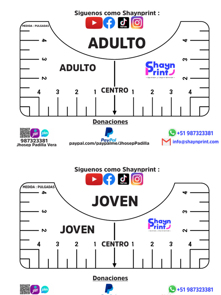 Reglas de Camisetas Polos Shaynprint | PDF