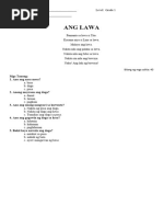 Ang Uwak at Ang Pitsel | PDF