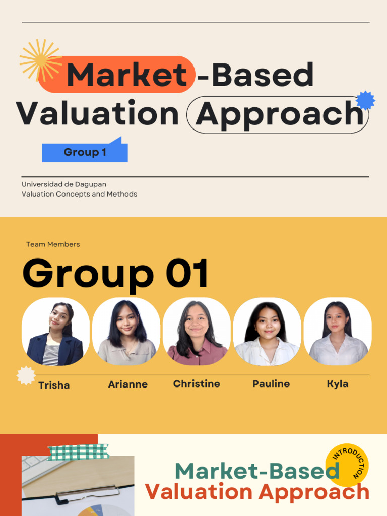 Market-Based Valuation Approach - Blk1 | PDF | Valuation (Finance ...