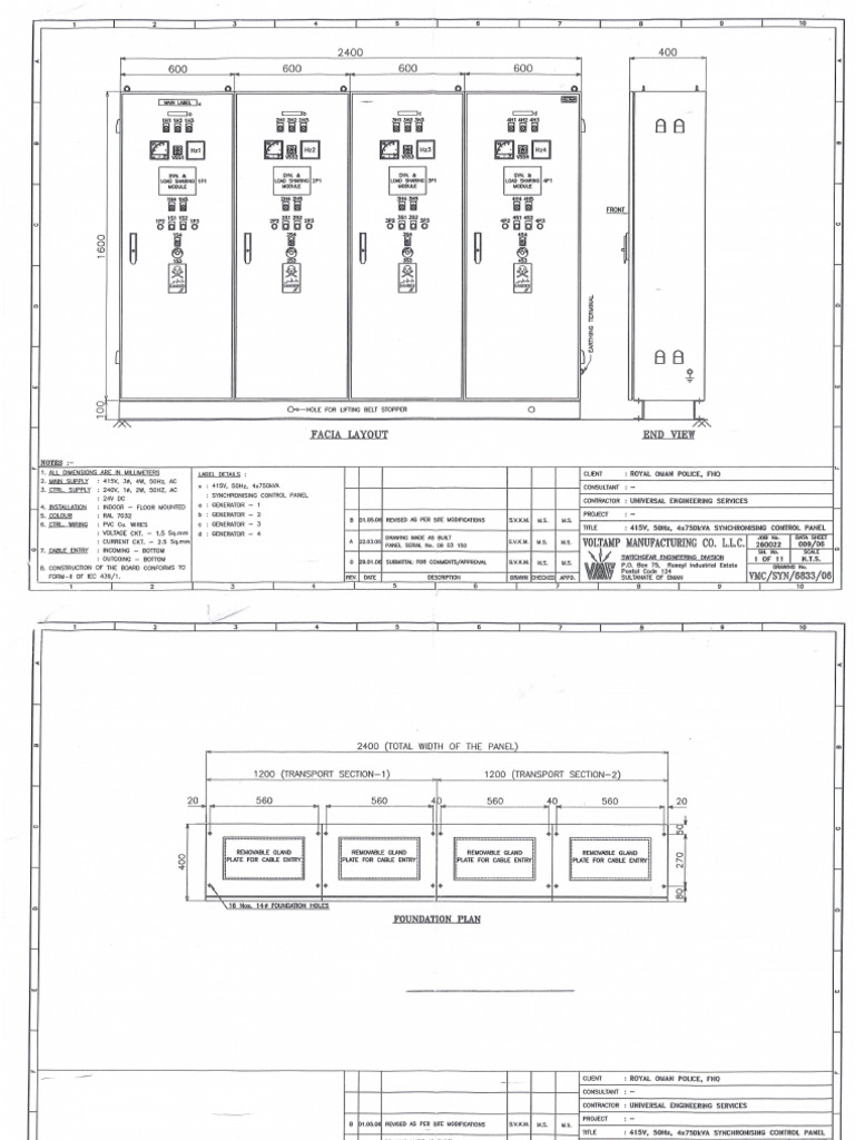 Control Panel Drawings | PDF
