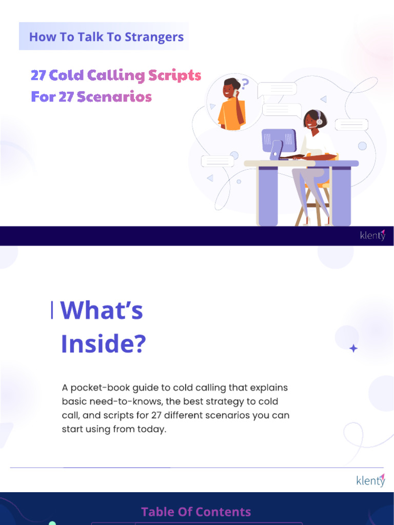 Cold Calling Scripts | PDF