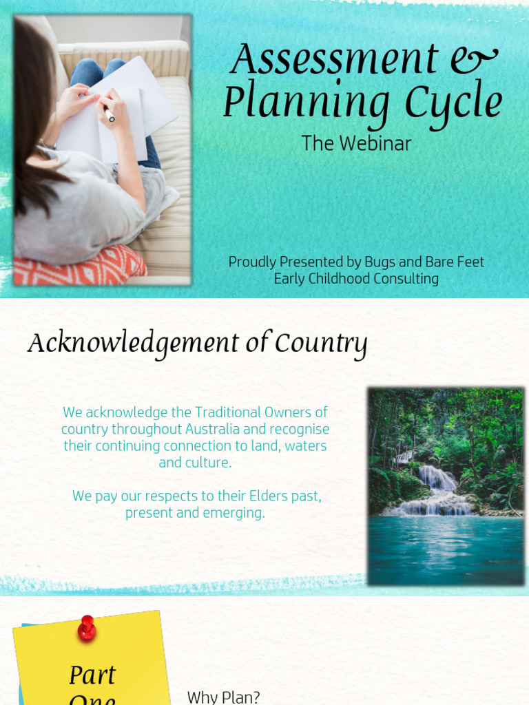 Assessment Planning Cycle Webinar Slides | PDF | Learning | Information