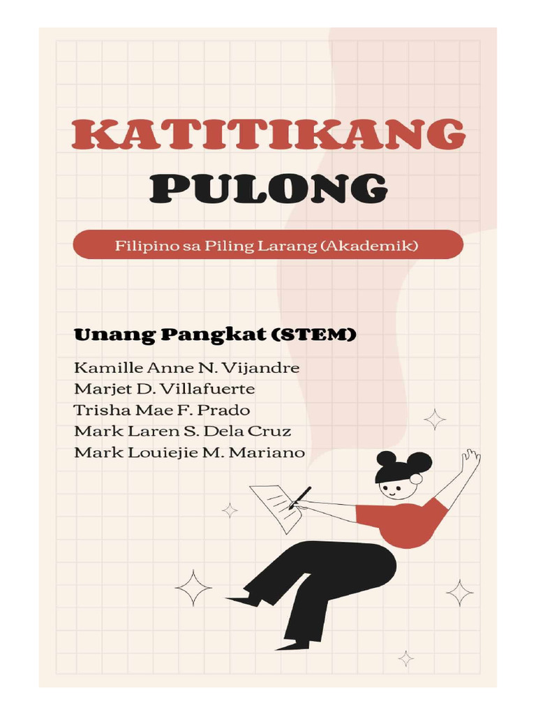 Katitikang Pulong Unang Pangkat Stem | PDF