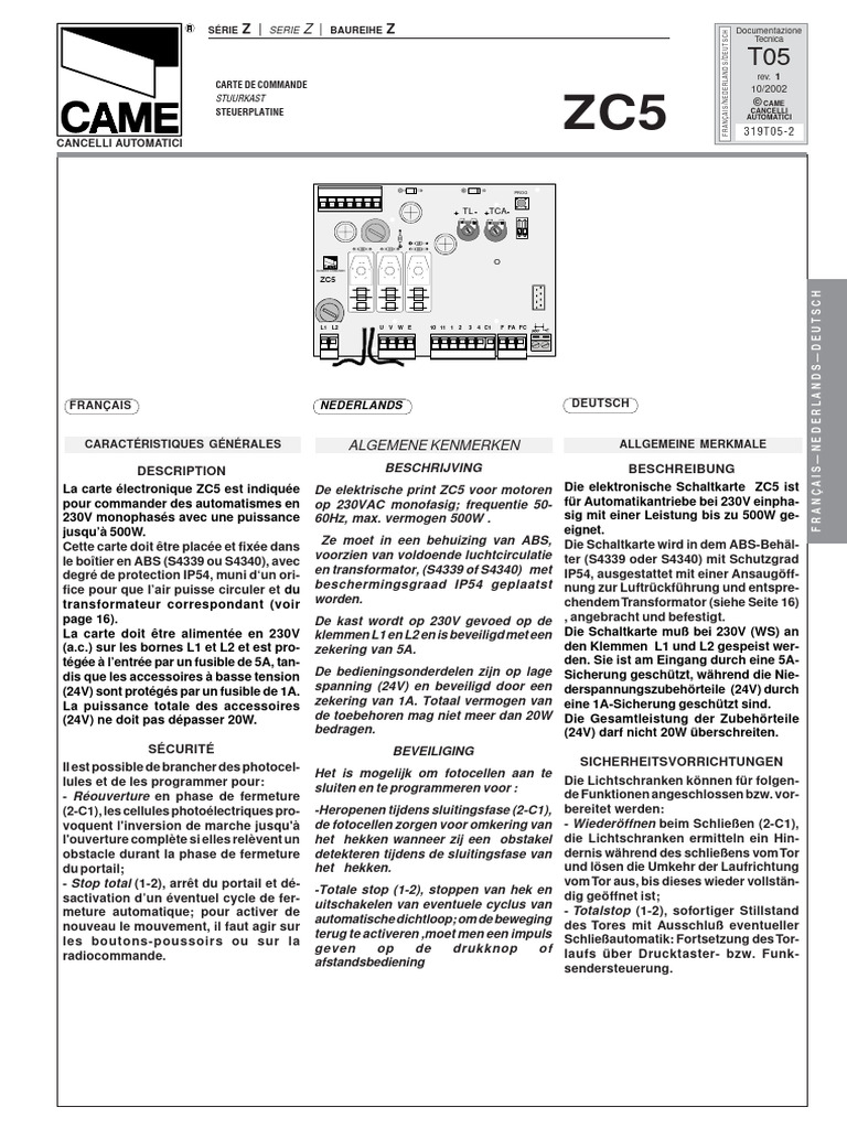 zc5 Notice v1 0 PDF | PDF