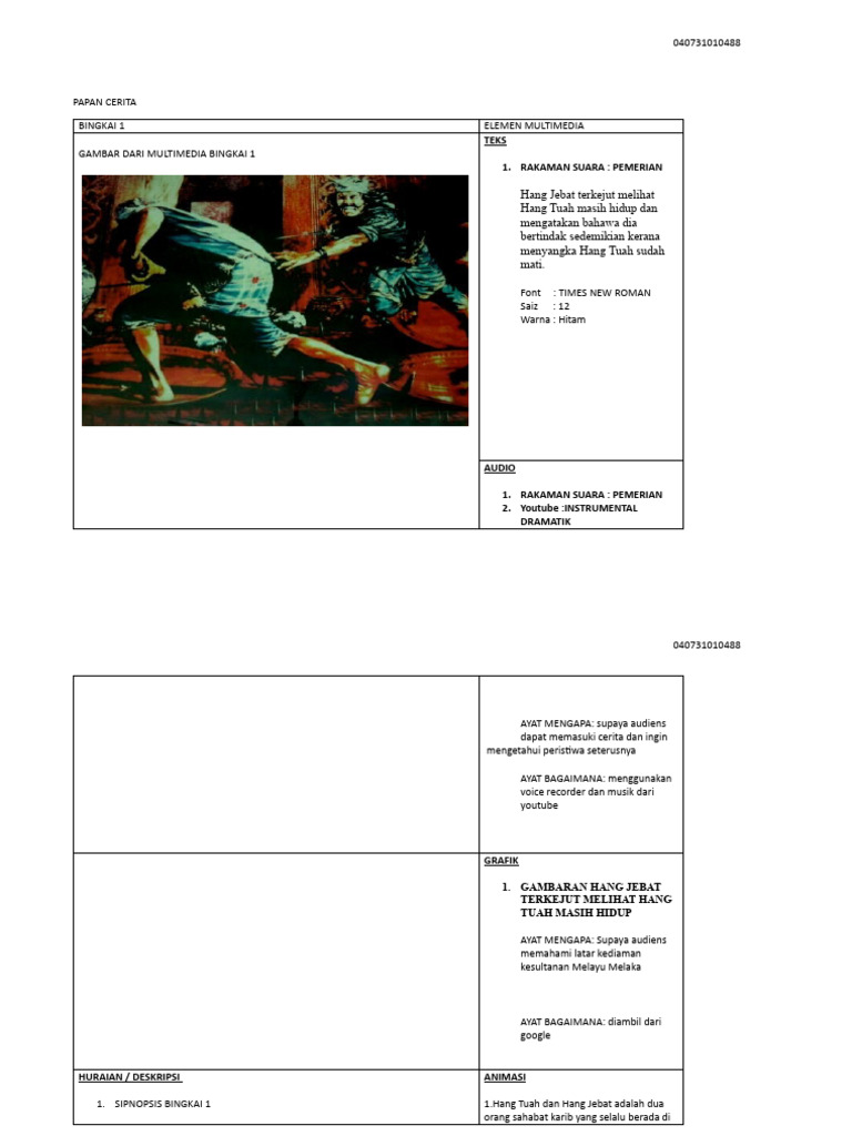 Pertarungan Hang Tuah dan Hang Jebat | PDF