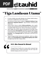 HSI SIPK Al Ushul Ats Tsalatsah Materi 1-25 | PDF