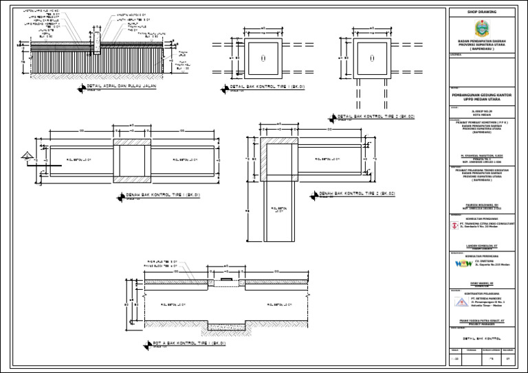 Detail dan Ukuran Bak Kontrol Drainase | PDF