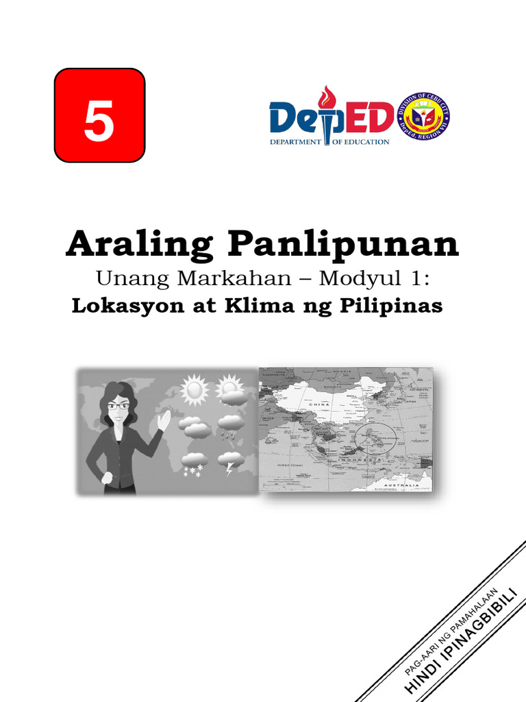 Araling Panlipunan: Unang Markahan - Modyul 1 | PDF